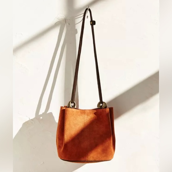 Urban Outfitters | Bags | Uo Kimchi Blue Rings Suede Bucket Bag | Poshmark